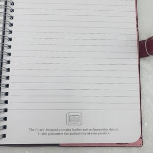 Coach | Office | Coach Notebook With Cherry Print Refillable Journal ...